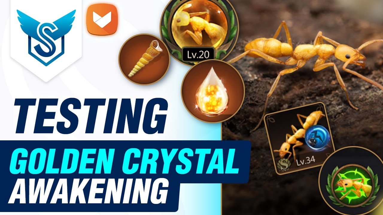 Testing The Golden Crystal Awakening - The Ants: Underground Kingdom ...
