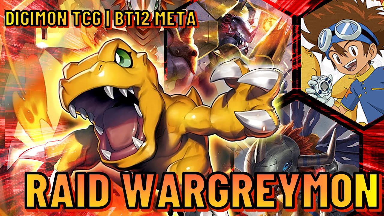 Digimon TCG | BT12 - RAID Wargreymon - YouTube