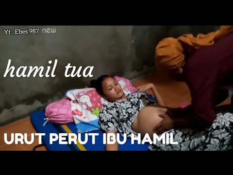 URUT PERUT IBU HAMIL|| USIA KANDUNGAN BUMIL 8 BULAN