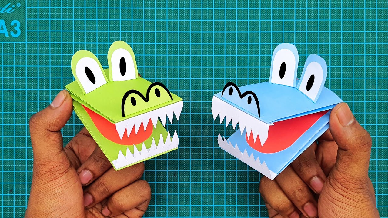DIY Back To School Projects | Handmade Crazy Crocodile Making At Home ...
