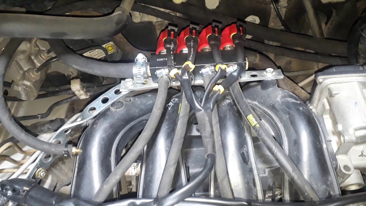 Swift CNG kit fitting sequential brand high rise - YouTube