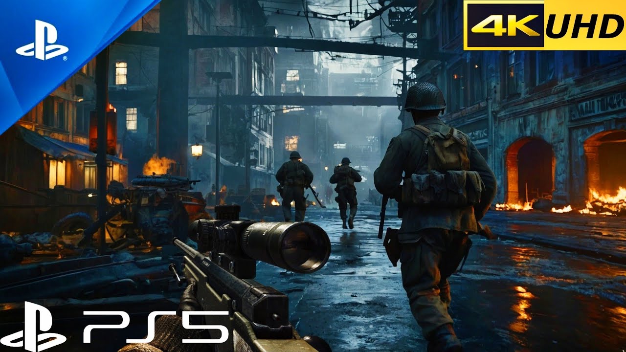 (PS5) LIBERATION ATTACK | France 1944 | Fantastic Ultra Realistic ...