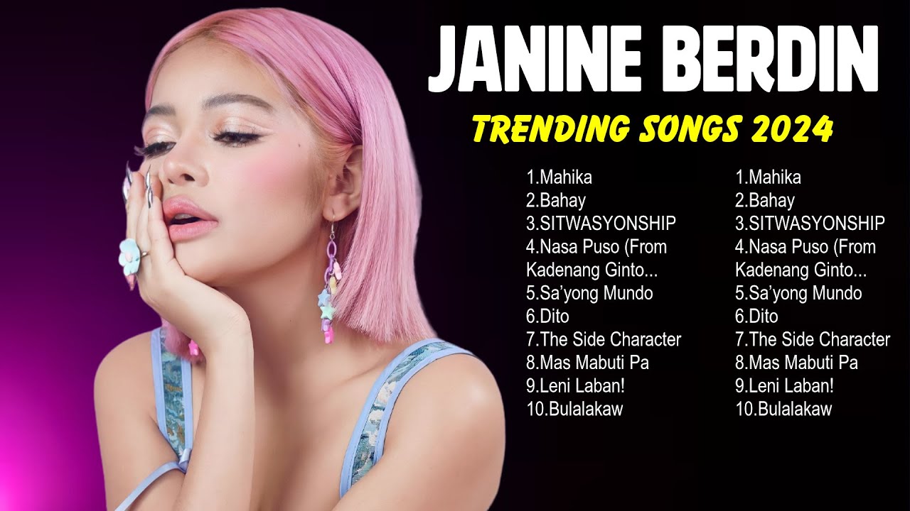 Janine Berdin - Top Hits OPM Songs - Top Tagalog OPM Songs - YouTube