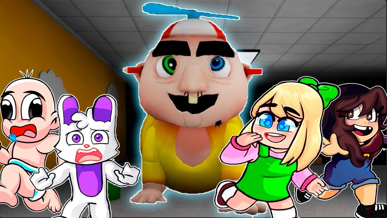 BABY ROBY ESCAPE HORROR IN ROBLOX 👶🏼😈 NANI - YouTube