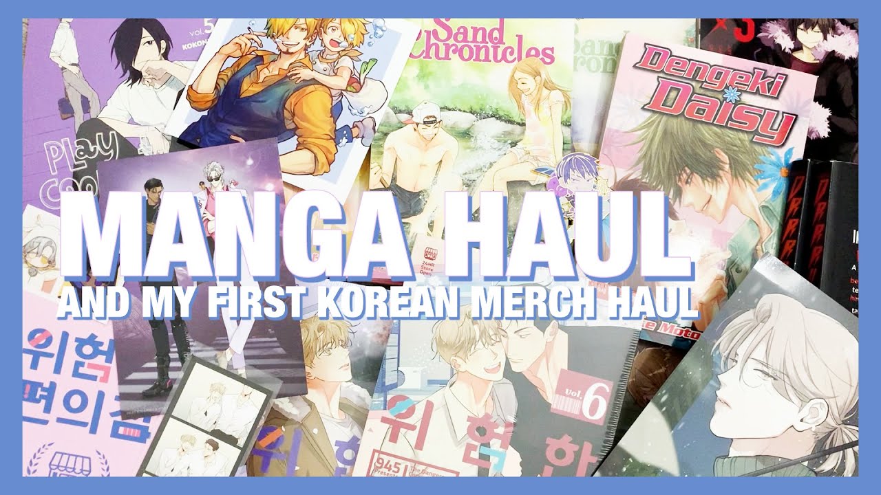 Manga and Merch Haul & Harumio Unboxing | my first order from Korea of ...