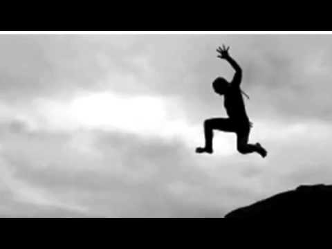 GUY JUMPING OFF A LEDGE !! - YouTube