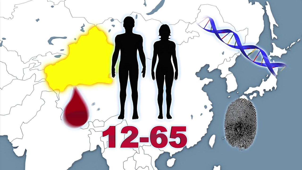 China collecting DNA from Xinjiang residents - YouTube