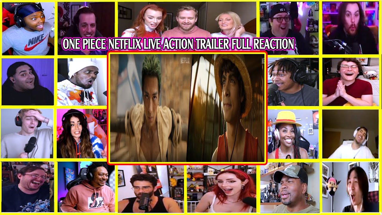【海外の反応】ONE PIECE NETFLIX LIVE ACTION TRAILER FULL REACTION Mashup『ONE PIECE Netflix』ティーザー予告編 ...