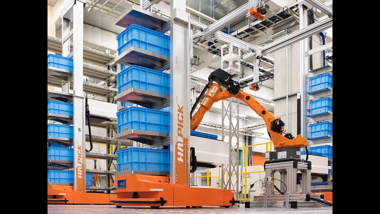 ASRS crate for Automatic warehouse storage solution - YouTube