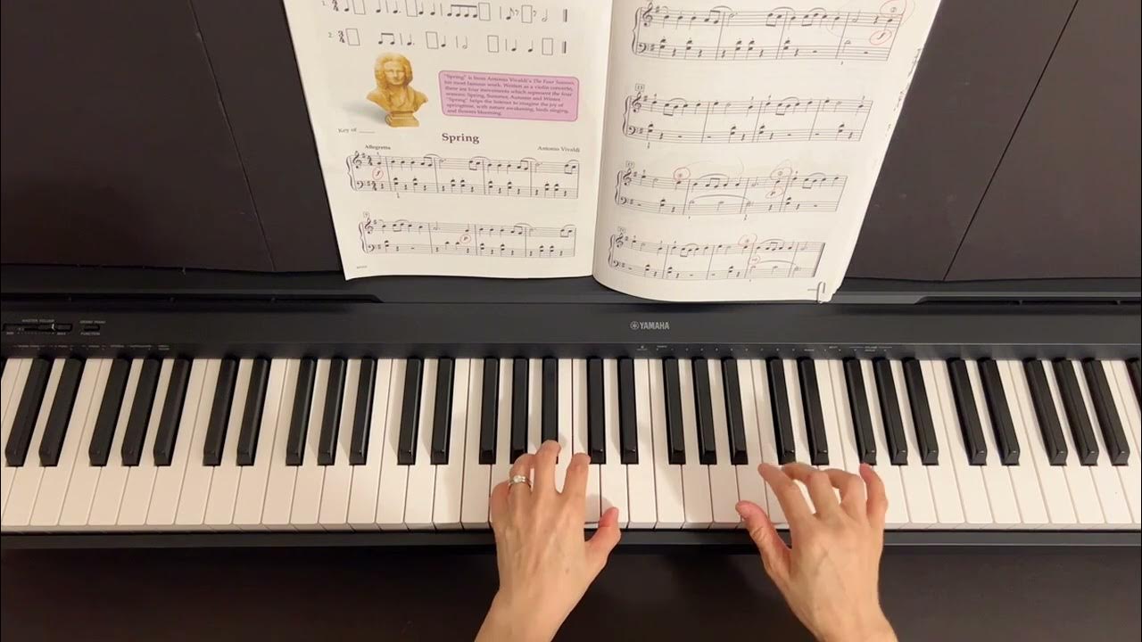 Spring (P.6) Bastien New Traditions, All In One Piano Course. 2B - YouTube