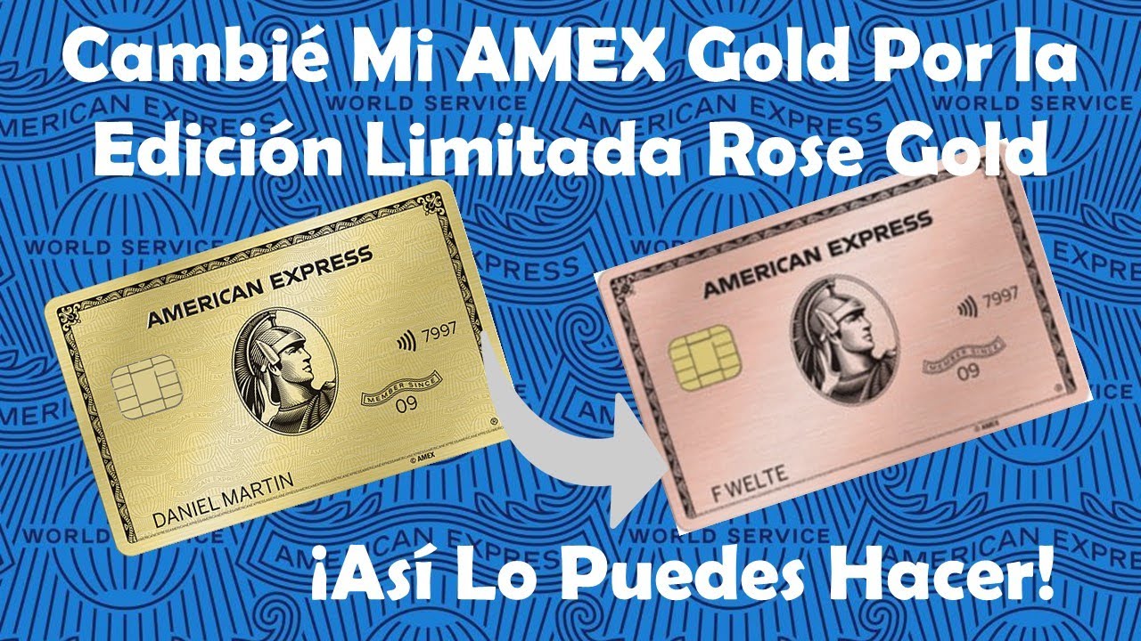 Ya Disponible AMEX Rose Gold De Servicios Edición Limitada 😲😲😲 ¿Cómo ...