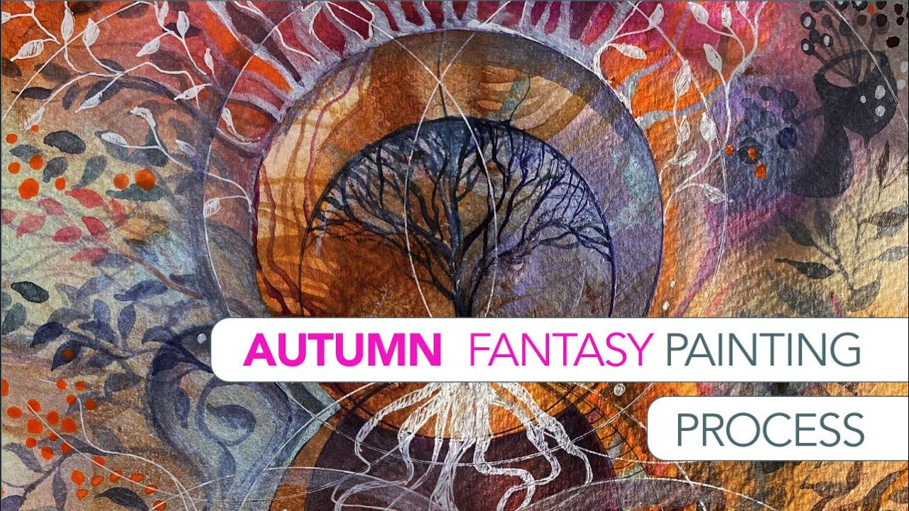 Autumn Fantasy | Painting Process - YouTube