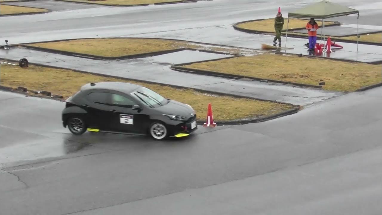 250316 JAF中部ジムカーナ1 MI キョウセイ PN1 KUN1 ヤリス - YouTube