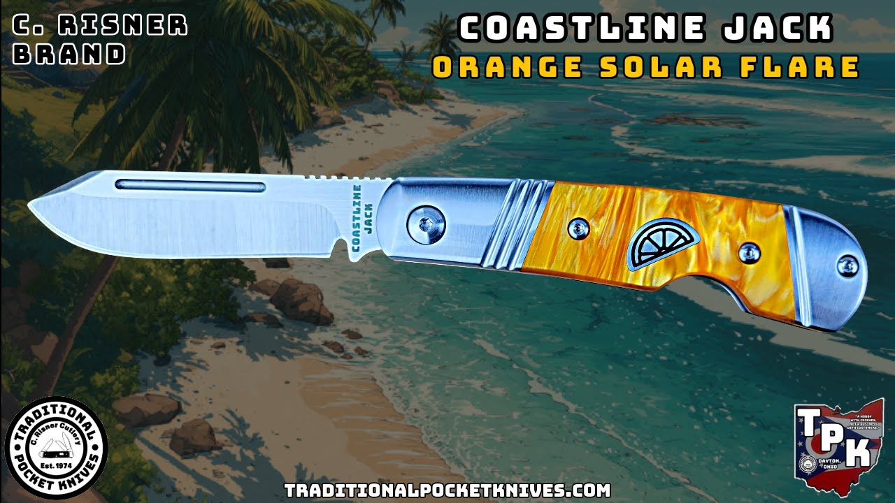Coastline Jack: Orange Solar Flare Acrylic - Modified Spey Blade 154CM ...