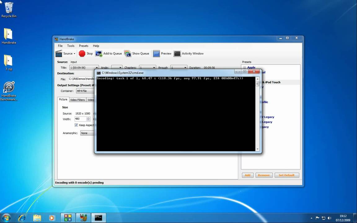 HandBrake Benchmark Test - YouTube