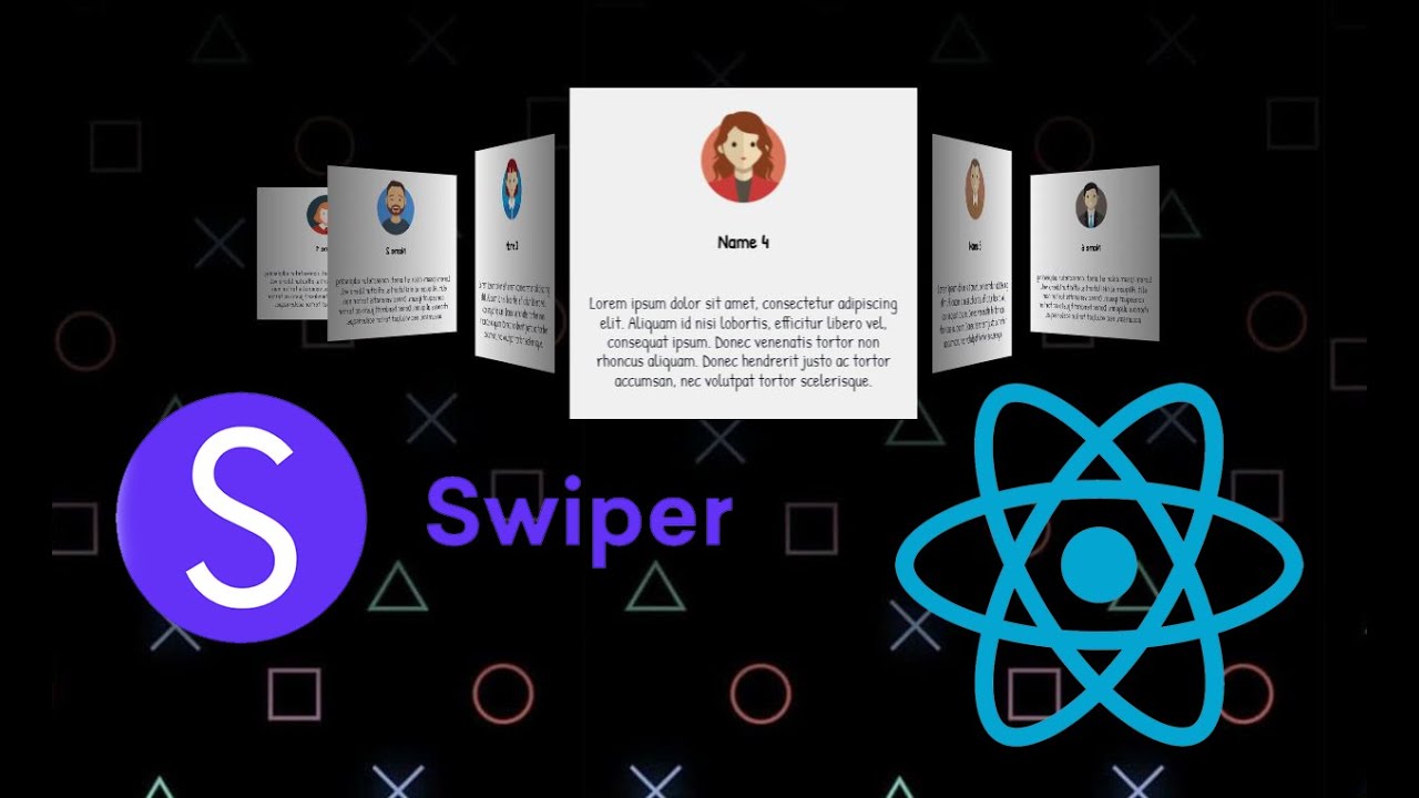 Build Swiperjs And Quote With React Modern Touch Slider 2022 Youtube