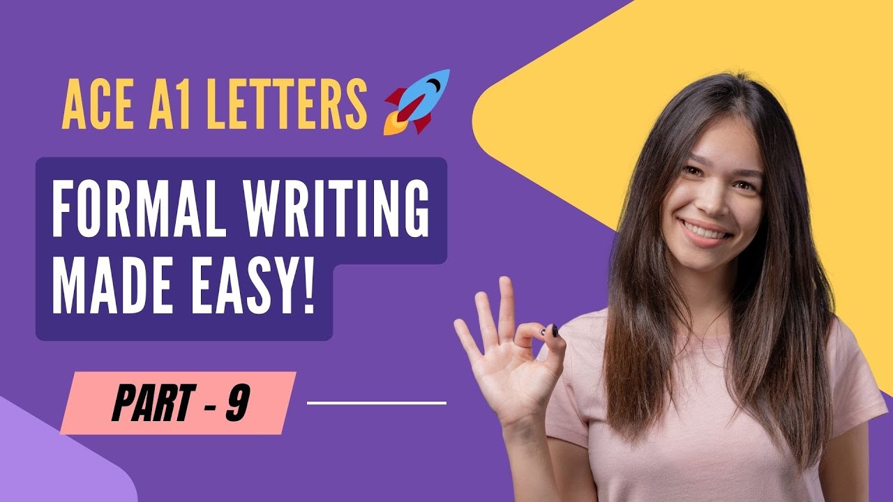 How to Write Formal & Informal Letters for A1 German Exam - YouTube