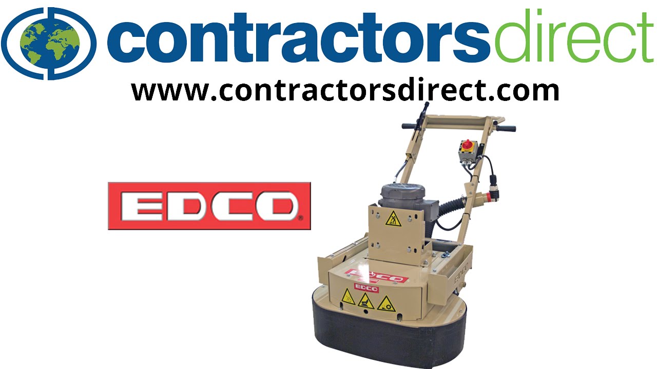 Edco Dual Disc Floor Grinder Webinar - YouTube