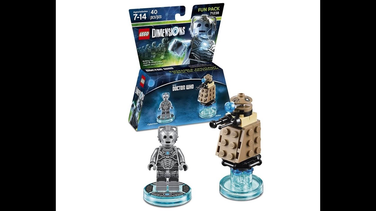 Lego Dimensions 71238 Cyberman & Dalek Fun Pack Unboxing PL - YouTube