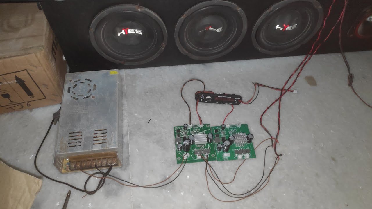 stereo audio board testing - YouTube