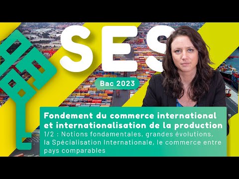 Fondements du commerce international et l'internationalisation de la production 1/2 - SES Bac 2026