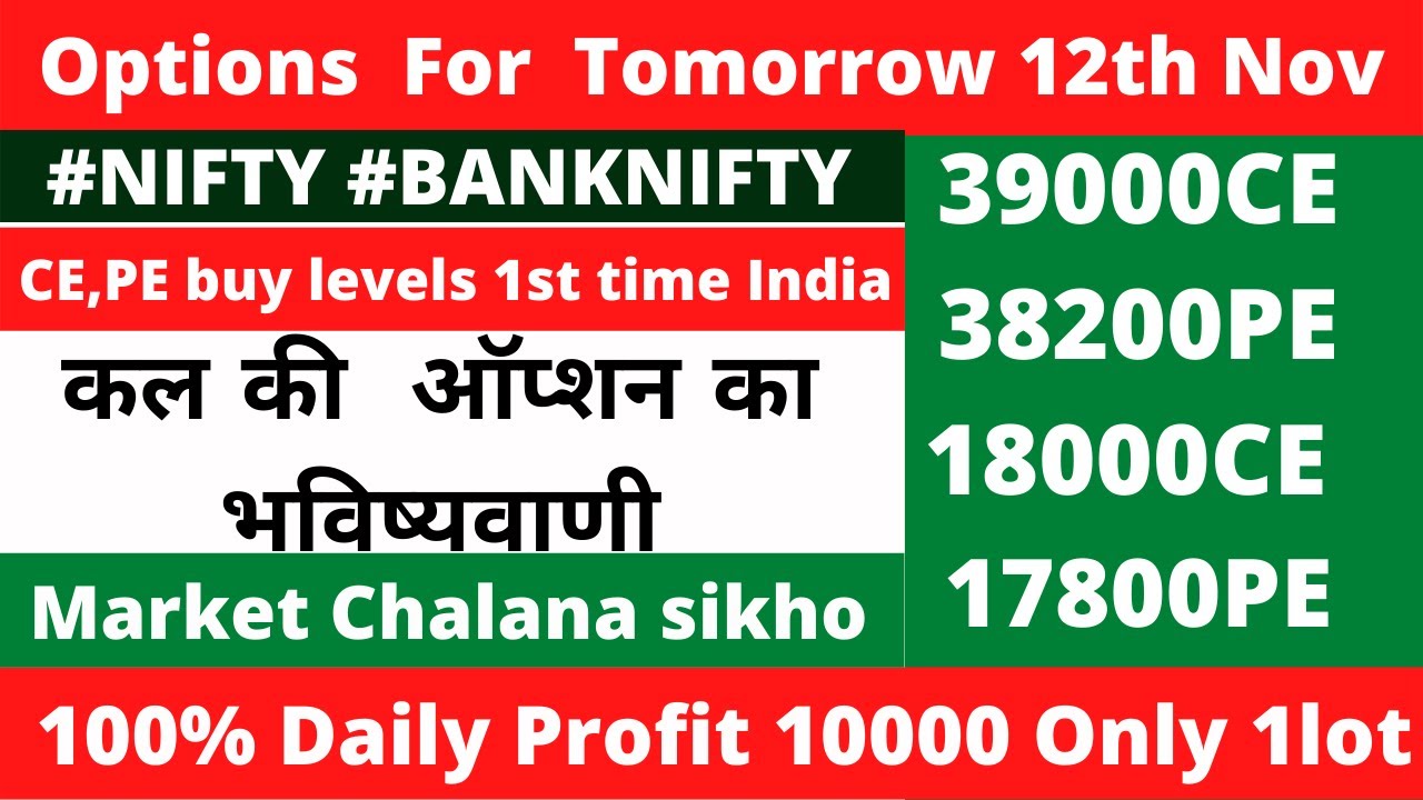 Bank Nifty Tomorrow Prediction Banknifty Options For Tomorrow Nifty