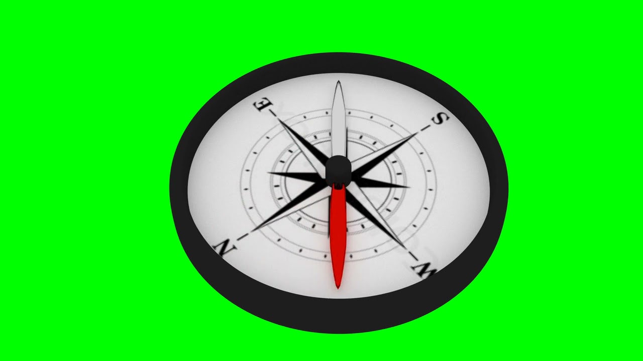 Compass | GREEN SCREEN - YouTube