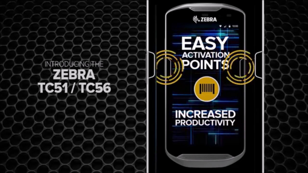 BCI Zebra Technologies TC51 TC56 Android - YouTube