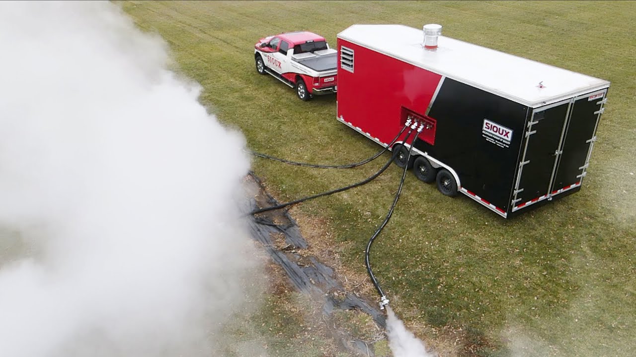 SF-50D-ENC | Sioux 50 Boiler HP Mobile Steam Generator - YouTube