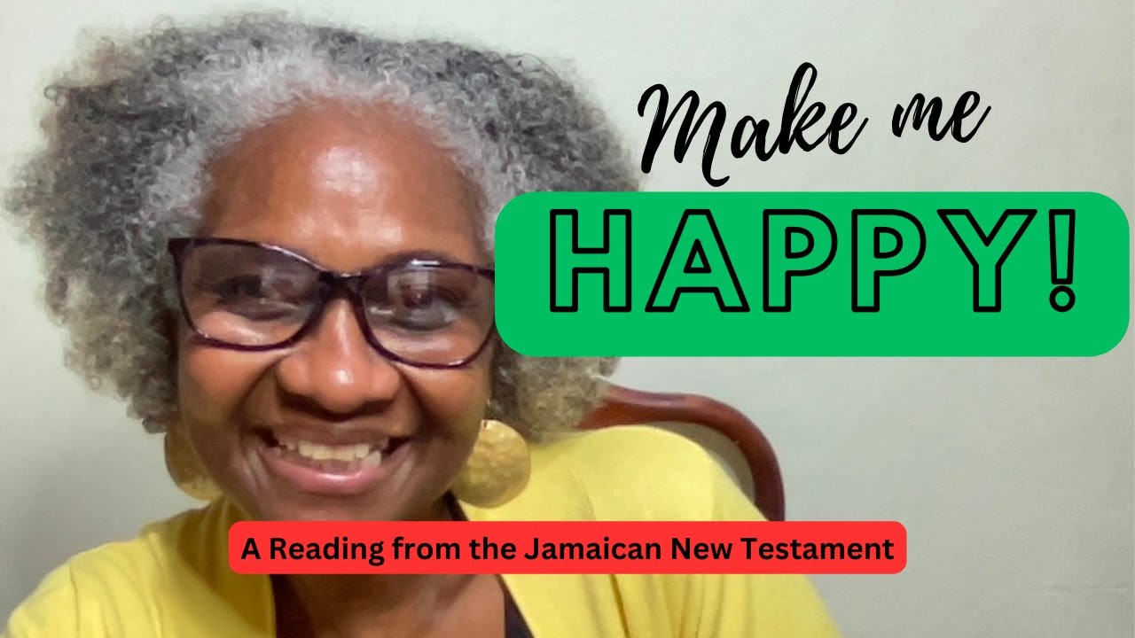 MAKE ME HAPPY TIL MI GLAD BAG BUSS! - A Jamaican Reading - YouTube