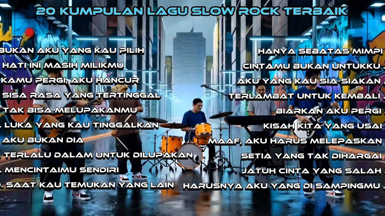 20 KUMPULAN LAGU TERBAIK SLOW ROCK | ENAK UNTUK DI DENGARKAN SAAT ...