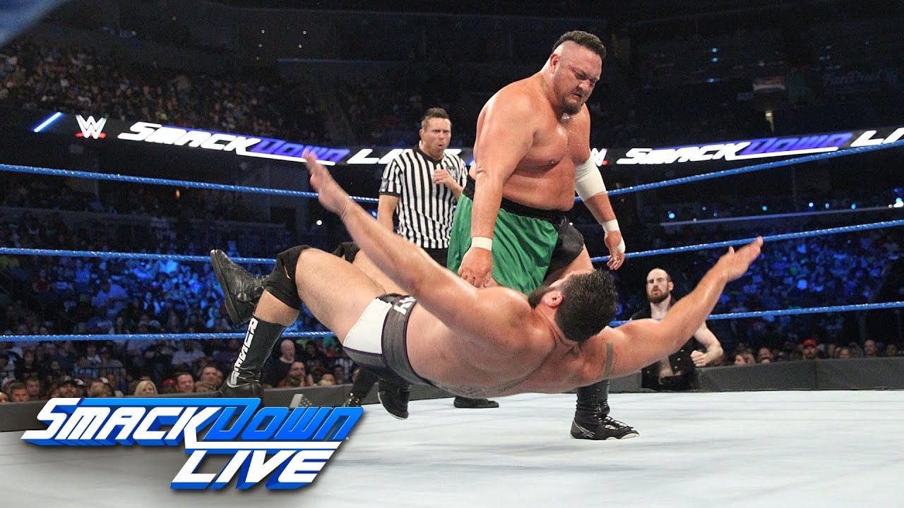 Rusev vs. Samoa Joe - with Special Guest Referee The Miz: SmackDown ...
