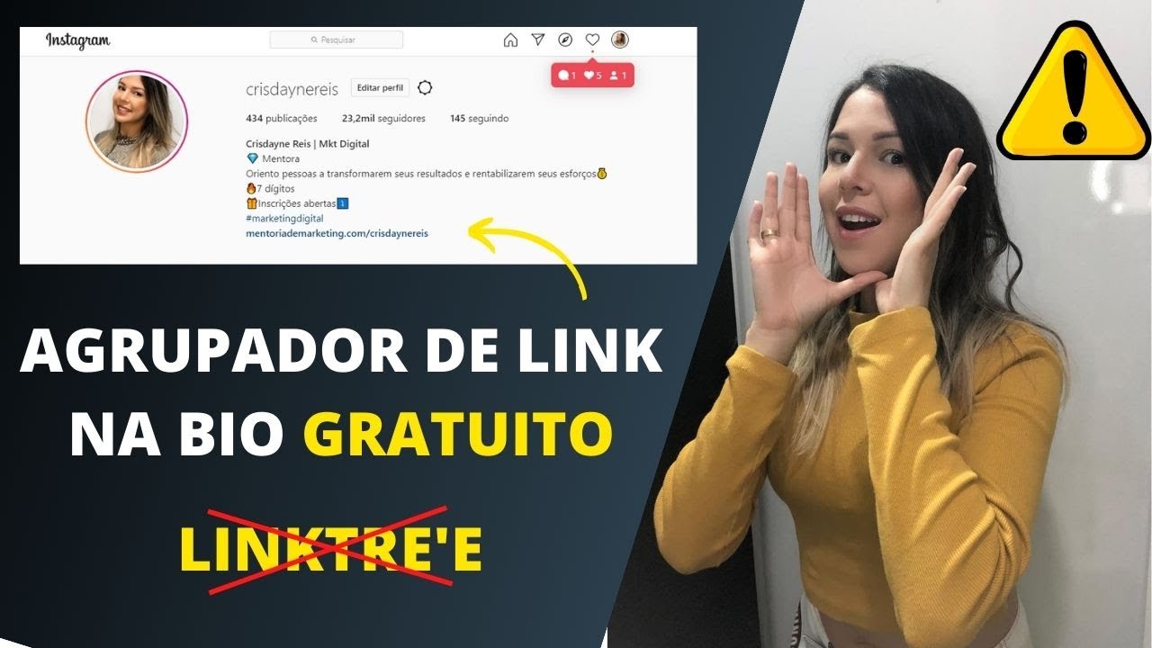 Como colocar vários links na Bio do Instagram | Agrupador de links ...
