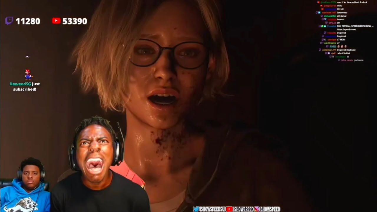 Ishowspeed starts crying while playing Resident Evil Requiem - YouTube
