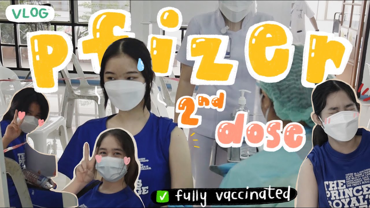 Ep.2 │Pfizer mini vlog 💉🩹 ฉีดวัคซีนไฟเซอร์ครบสองเข็มแล้ว! │ imjzzzz ...
