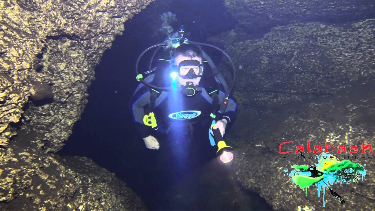 Grand Bahama Ben's Cave Dive April 24 2015 - YouTube
