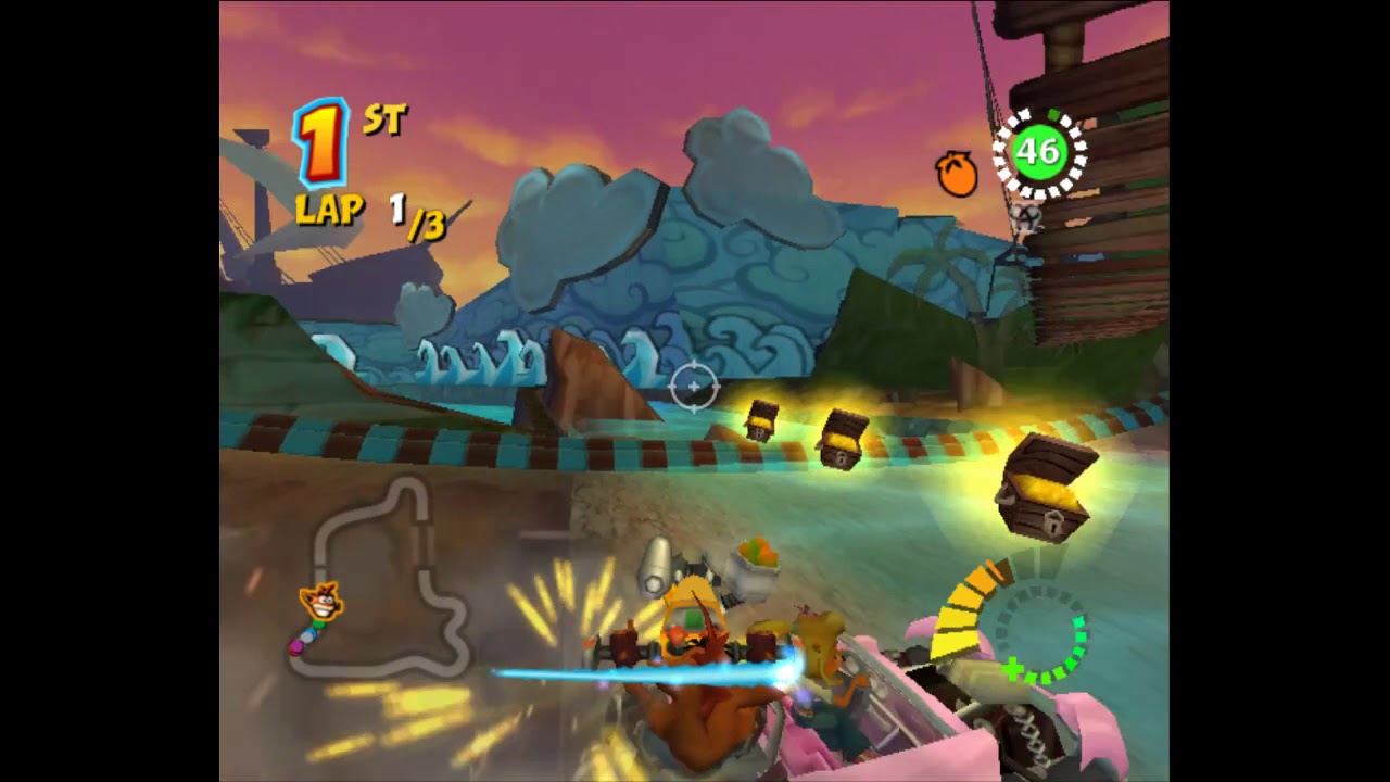 Crash Tag Team Racing - Tiki Turbo - Hard - YouTube