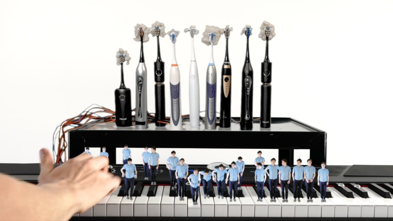 Bach - Toccata in D Minor on Electric Toothbrush Organ (ft. Beanzo ...