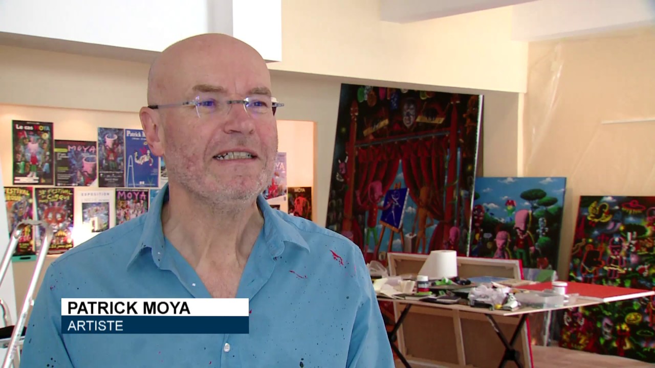 Art : Patrick Moya ouvre les portes de son atelier monégasque - YouTube