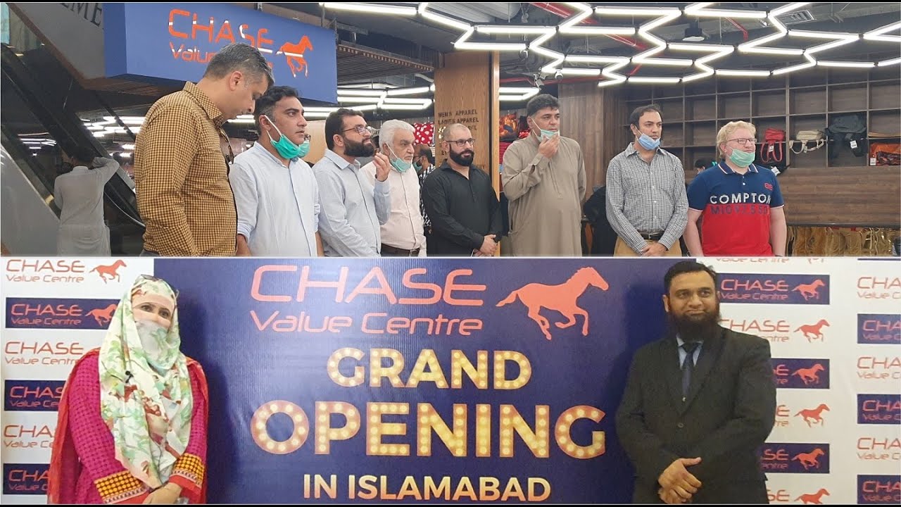 GRAND OPENING of CHASE Value Centre Islamabad branch || Amazon Mall GT ...