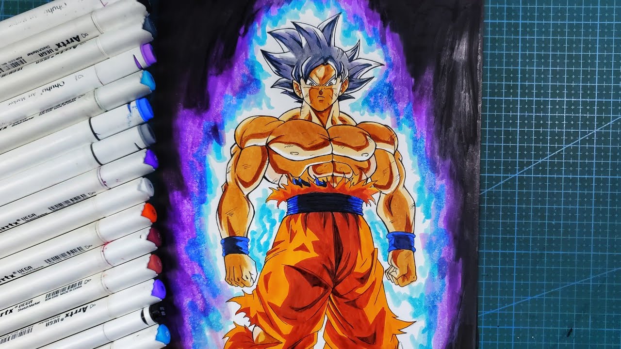 How to Draw Goku Mastered ultra instinct 😱[Full Body] step by step ...