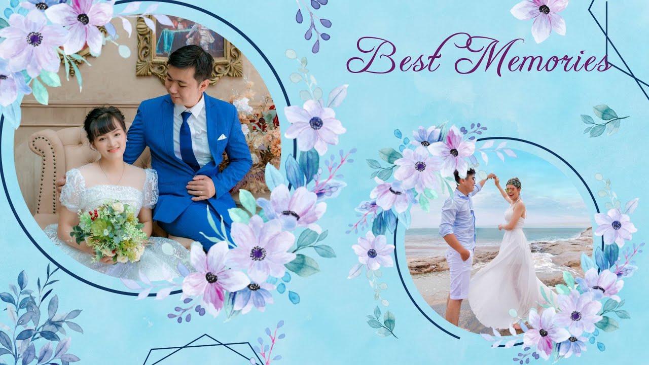 Floral Wedding Theme After Effects Slideshow Template - YouTube