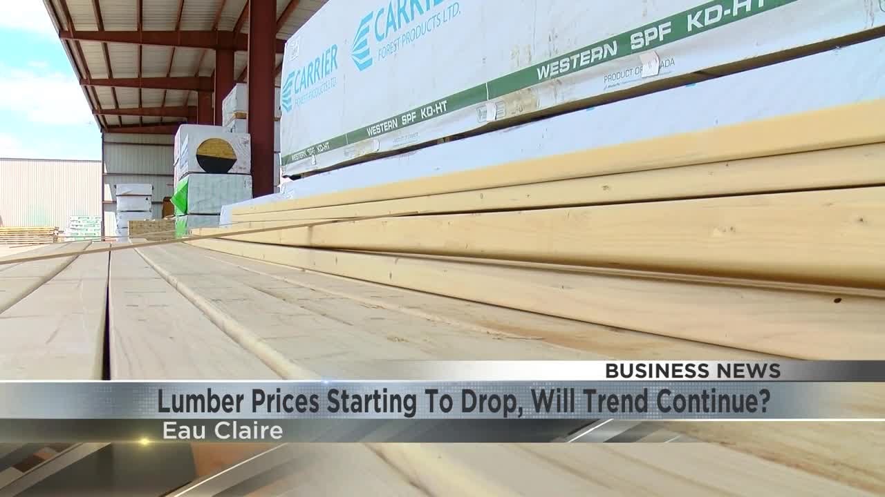 Lumber prices starting to drop, will trend continue? - YouTube