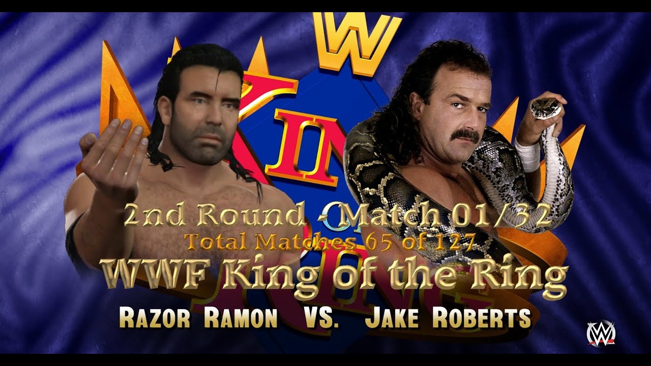 WWF KING OF THE RING: 2nd Round | Match 65 | Razor Ramon VS Jake ...