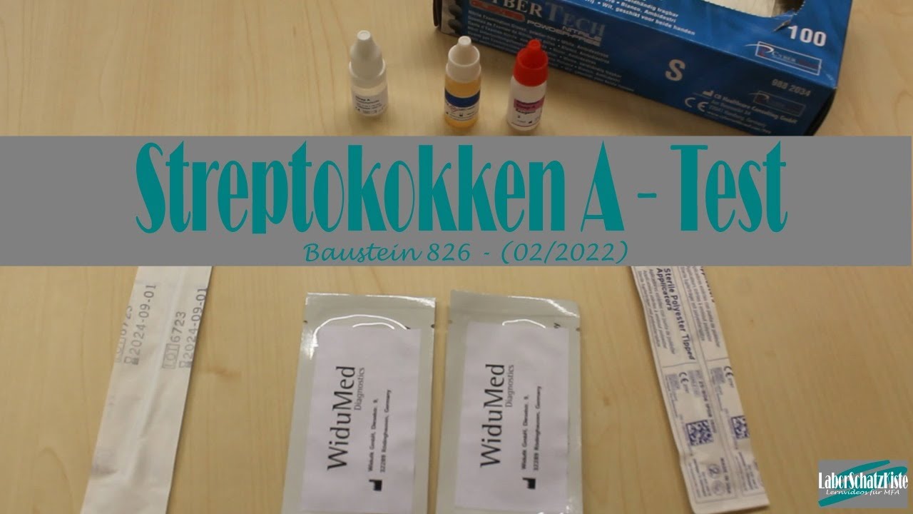 Streptokokken A-Test - YouTube