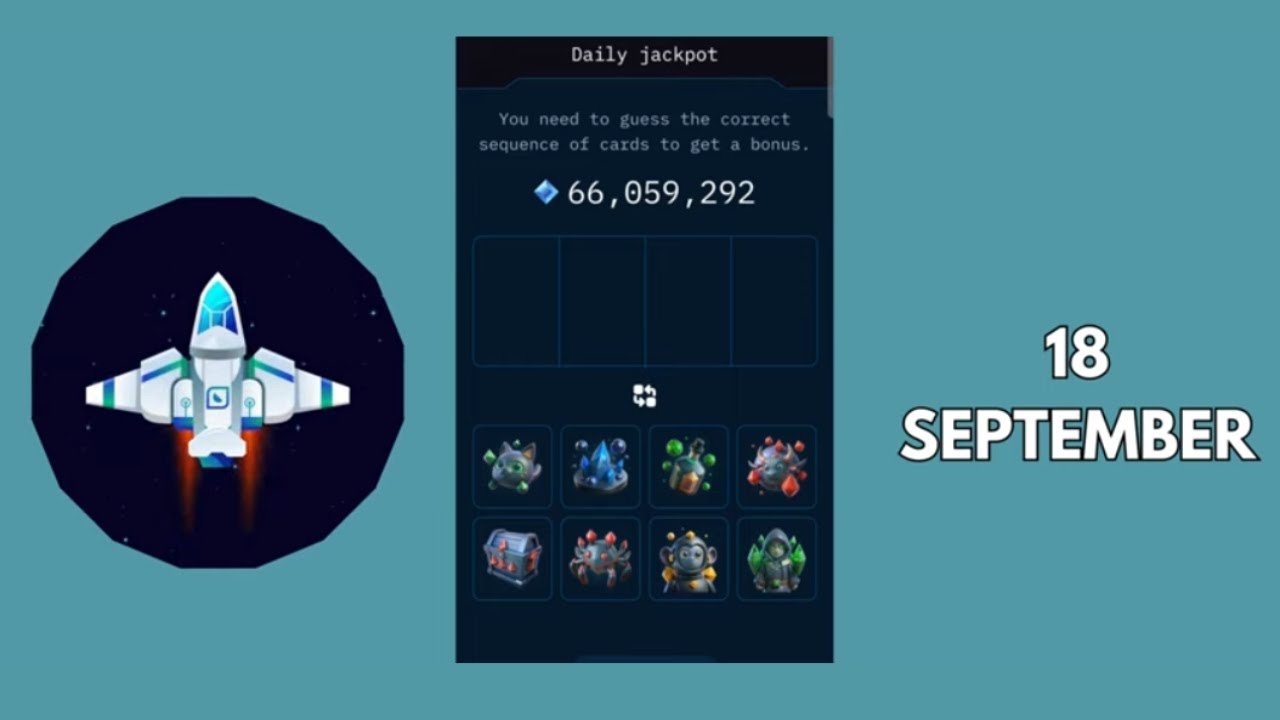 Pocket Rocket Daily Jackpot 18 September | Pocket Rocket Daily Combo 18 ...