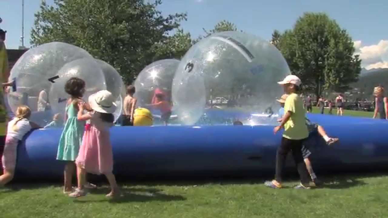 Water Walking Balls Entertainment Ride - YouTube