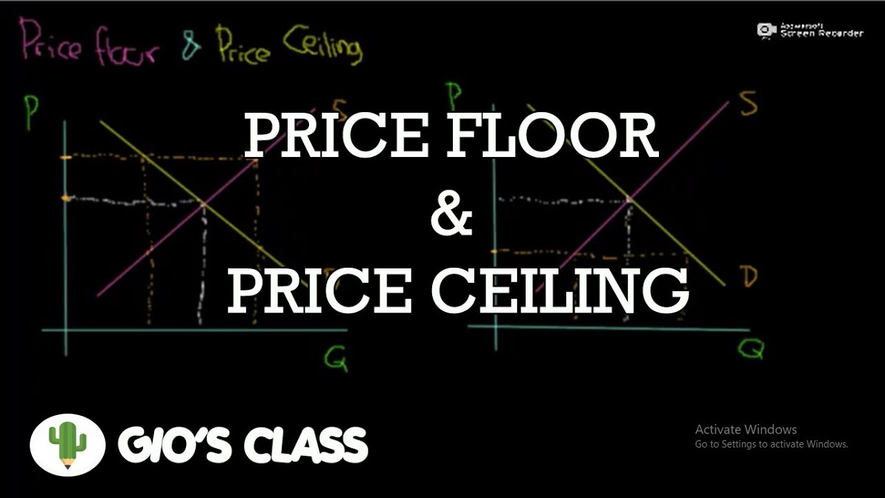 Penjelesan tentang Price Floor dan Price Ceiling - YouTube