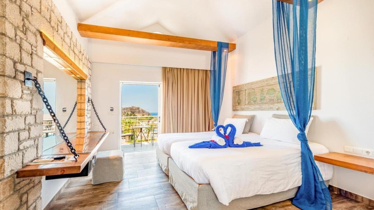 Lindos View Hotel, Lindos, Greece - YouTube