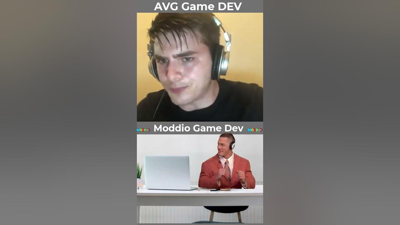 Avg Game Dev vs Modd.io Game Dev #shorts #gamedev - YouTube